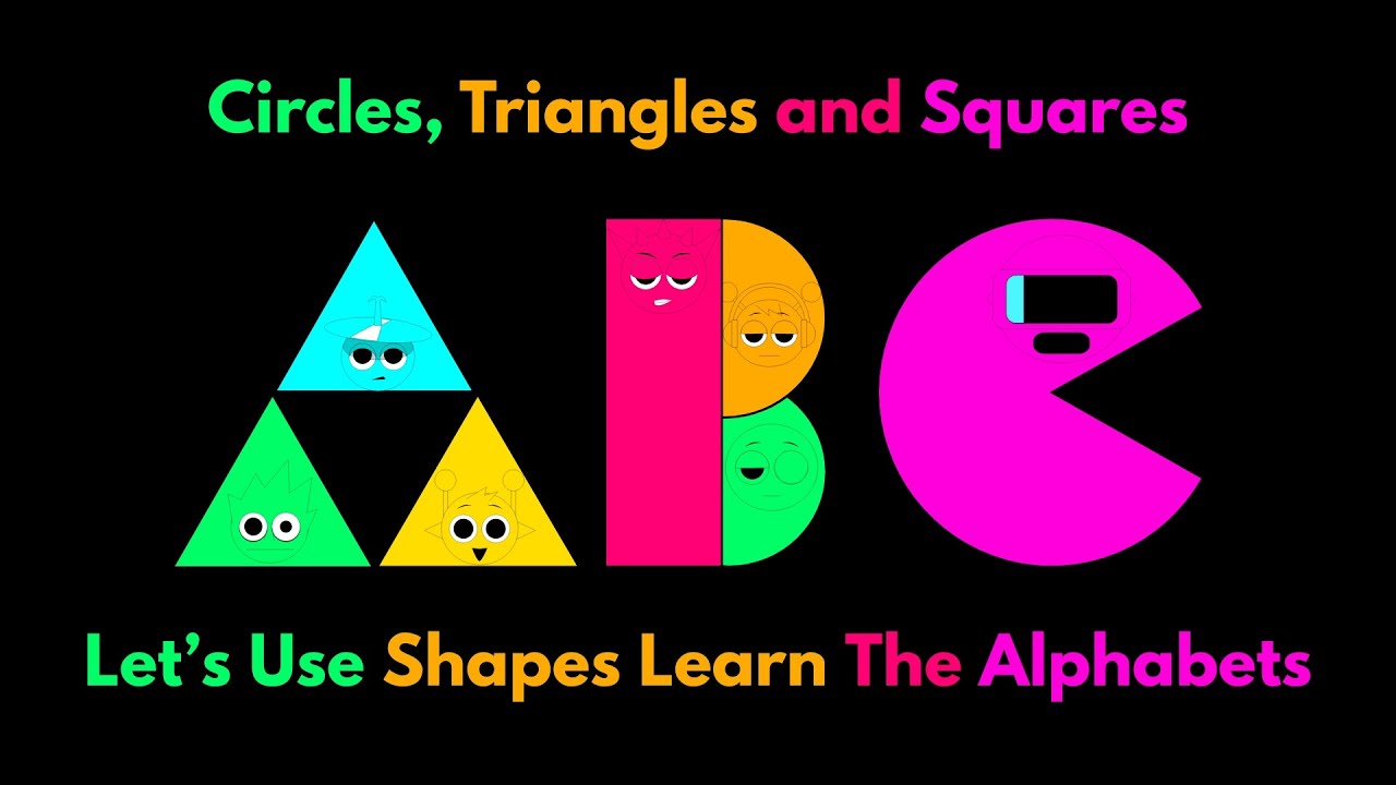 Sprunki Shapes Alphabet Song | Learn ABCs with Circles, Triangles ...