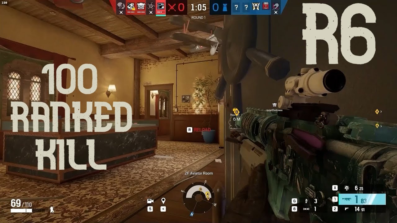 R6 : 100 RANKED KILL ! #4 - YouTube
