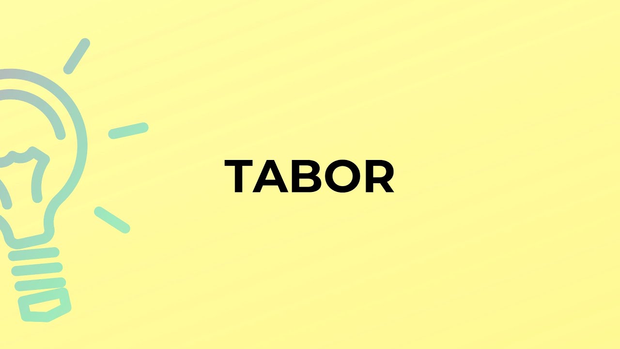 What is the meaning of the word TABOR? - YouTube