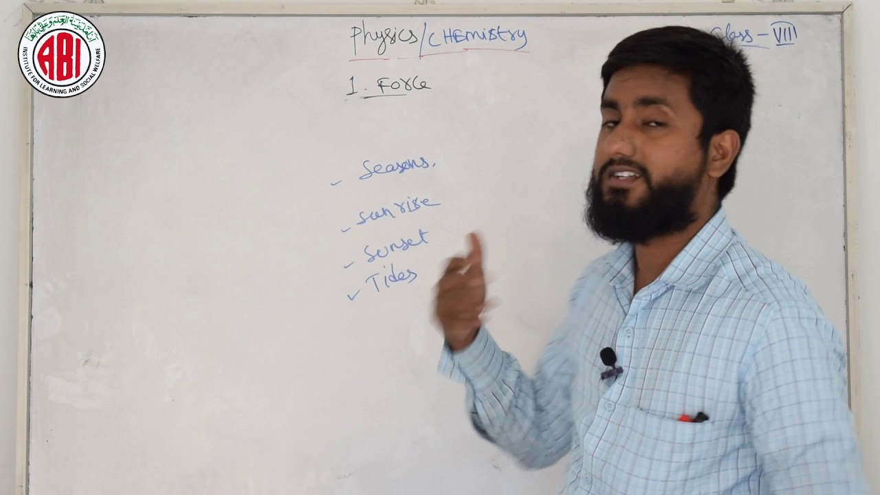 8th Class_Physics_Chapter 01_Part 01_"FORCE" - YouTube