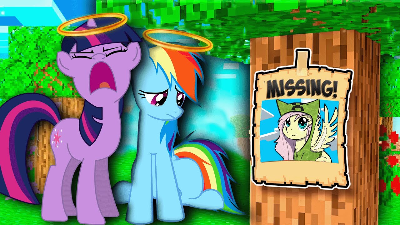 Angel My Little Pony Find Angel Creeper Fluttershy in Minecraft - YouTube