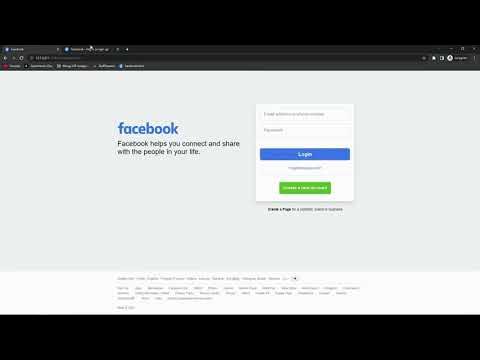 Facebook Login Page Design | HTML & CSS - YouTube