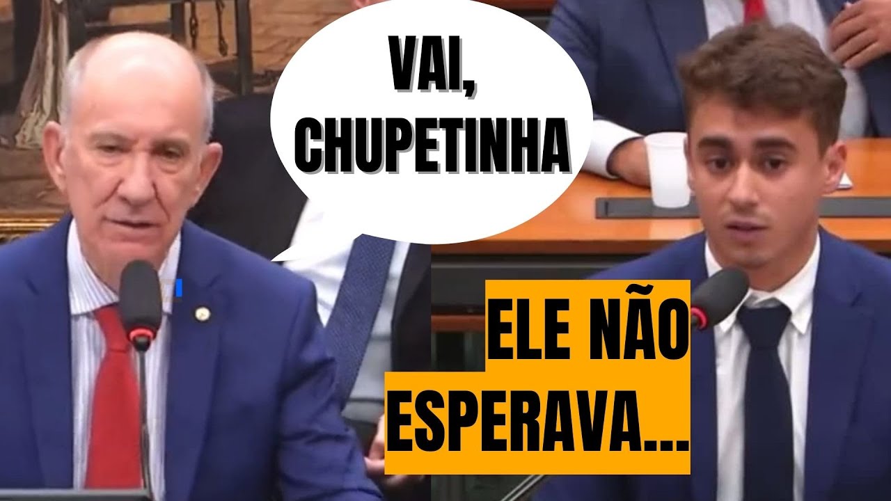 DEPUTADO CHAMA NIKOLAS DE "CHUPETINHA" - YouTube