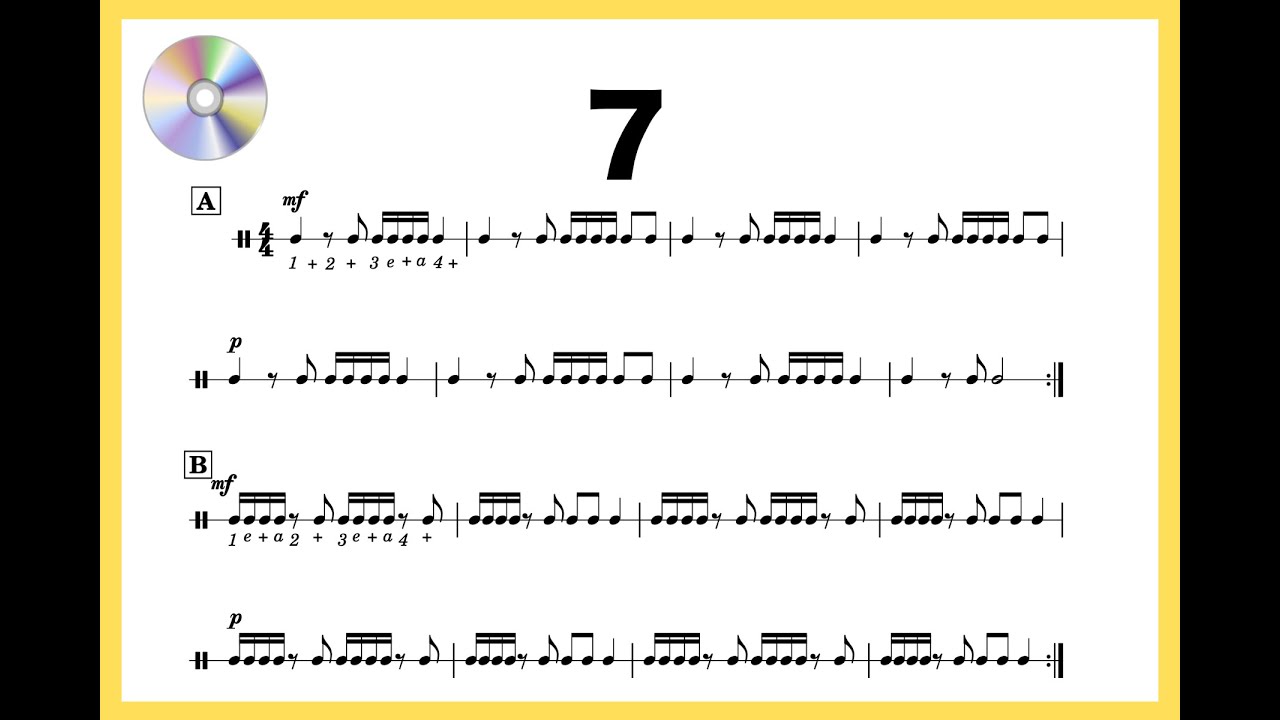 Practice Reading Rhythms with Musical Play-a-long Tracks 5-7 - YouTube