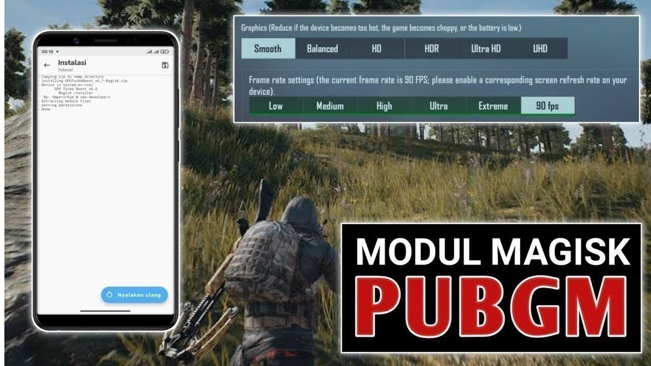 Module Magisk Gaming Wajib Dipakai🔥GPU Boost V6.1 & EXTREME GAMING PUBG Mobile MAX FPS - YouTube