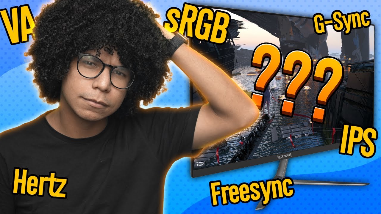 TUDO SOBRE MONITORES GAMER!!🖥️🔥Guia COMPLETO sobre como ESCOLHER o ...