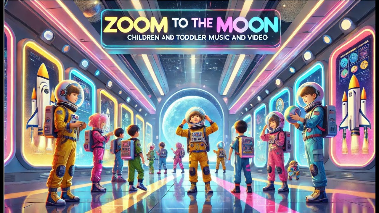 Zoom to the Moon - children and toddler music and video - YouTube