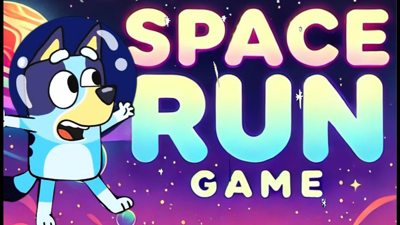 🚀 Bluey Space Run! | Fun Brain Break Exercise Game for Kids 🌟 | Bluey ...