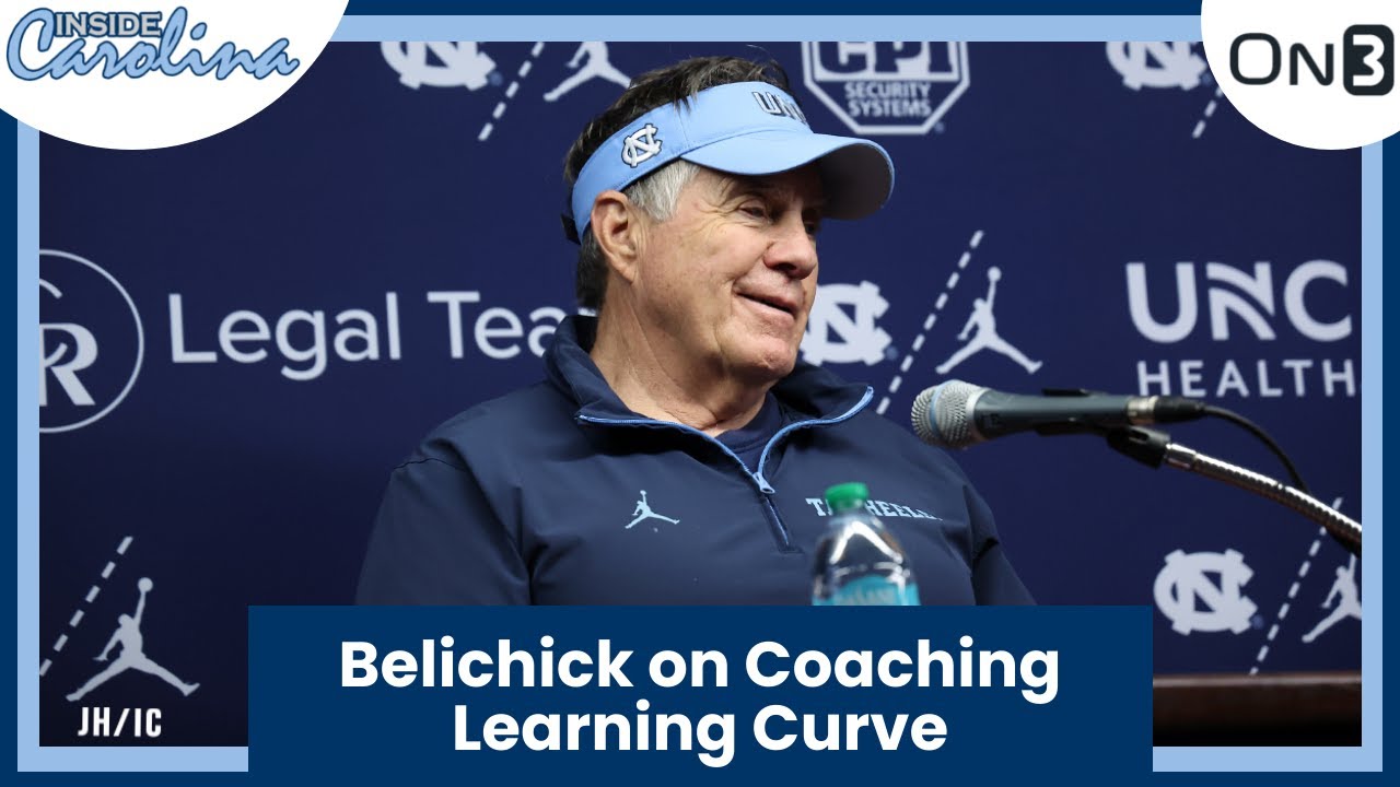 Bill Belichick on Learning Curve of Coaching UNC This Season | Inside ...