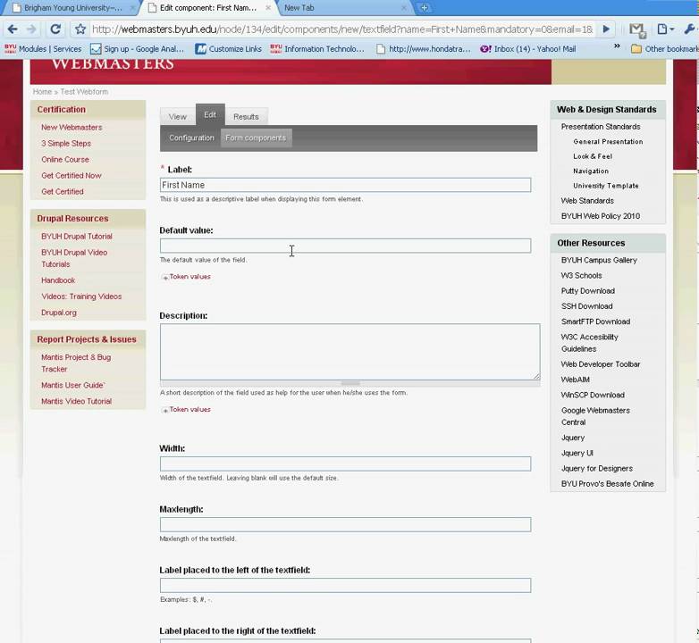 Drupal Tutorial: Creating Webforms in Drupal - YouTube
