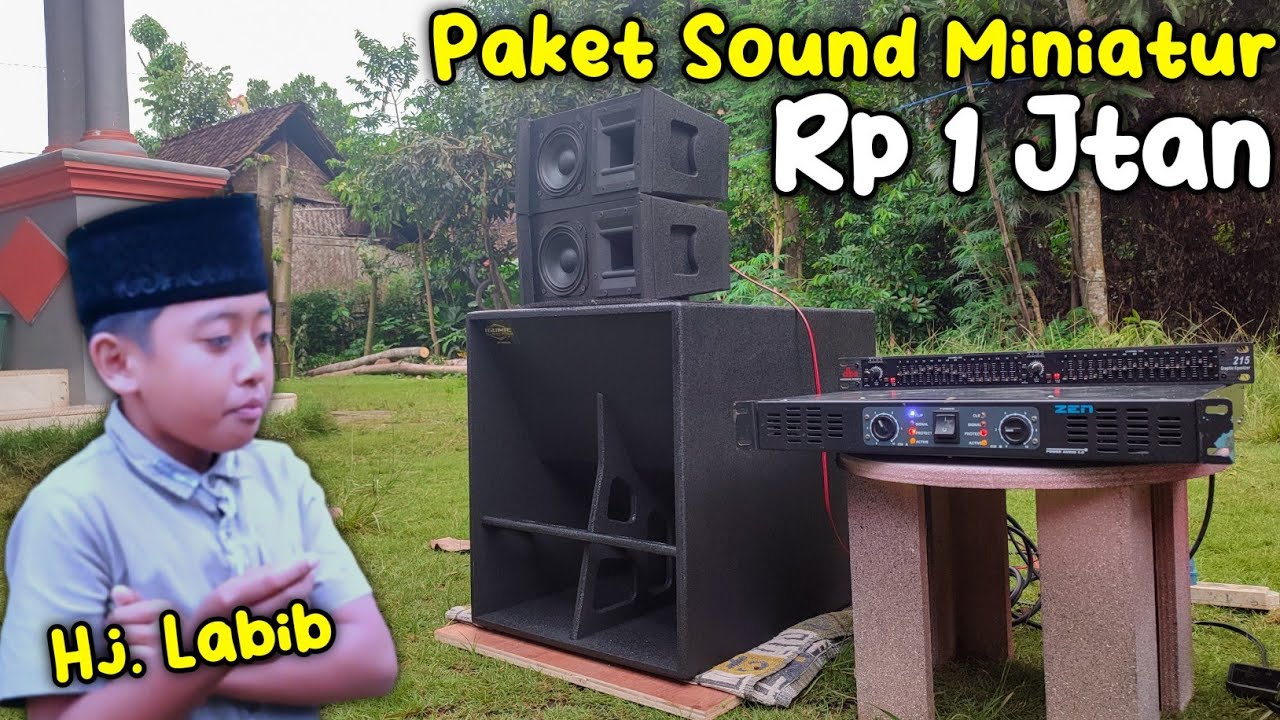 Paket Sound Miniatur 1jtan Minimalis || Speck 12 inc LB Audio - YouTube