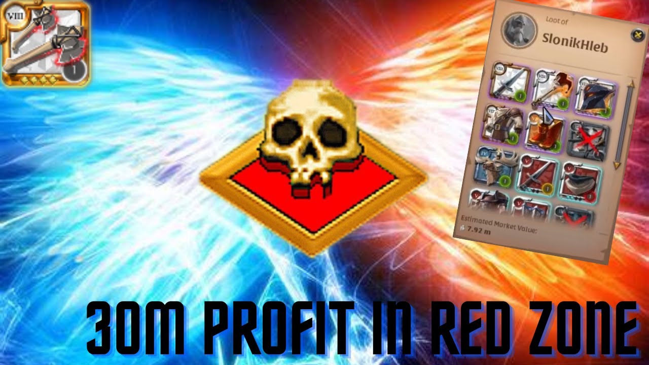 30M Profit In Red Zone?! | Albion Online | | Off-Stream Highlights #8 ...
