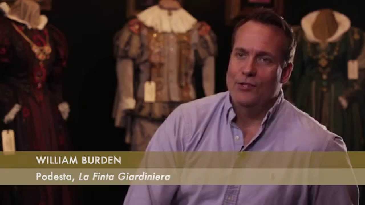 Behind the Music: William Burden on 'La Finta Giardiniera' - YouTube