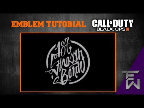Black Ops 3 Emblem Tutorial | 187 Strassenbande (BO3) - YouTube