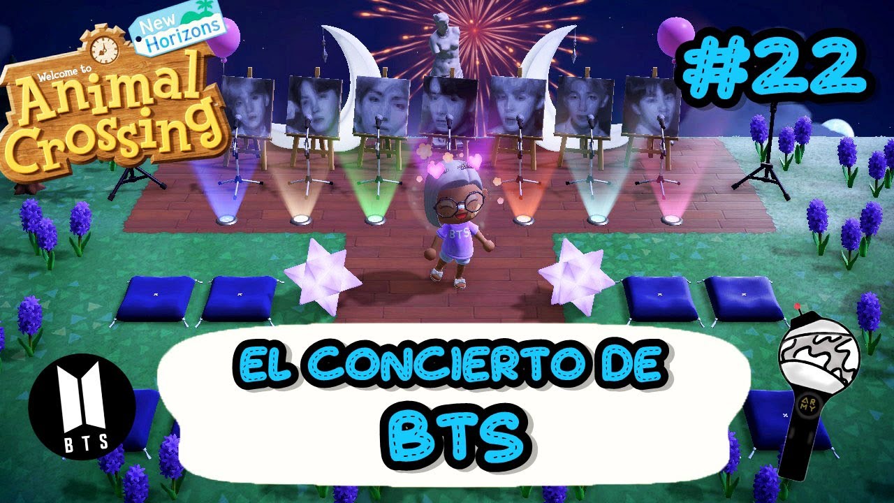 VAMOS AL CONCIERTO DE BTS #22• ANIMAL CROSSING NEW HORIZONS • Nintendo ...