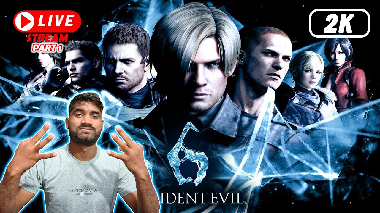 Resident Evil 6 Ending Full Gameplay Part 1 Live Leon Campaign [2K ULTRA HD 60FPS] - YouTube