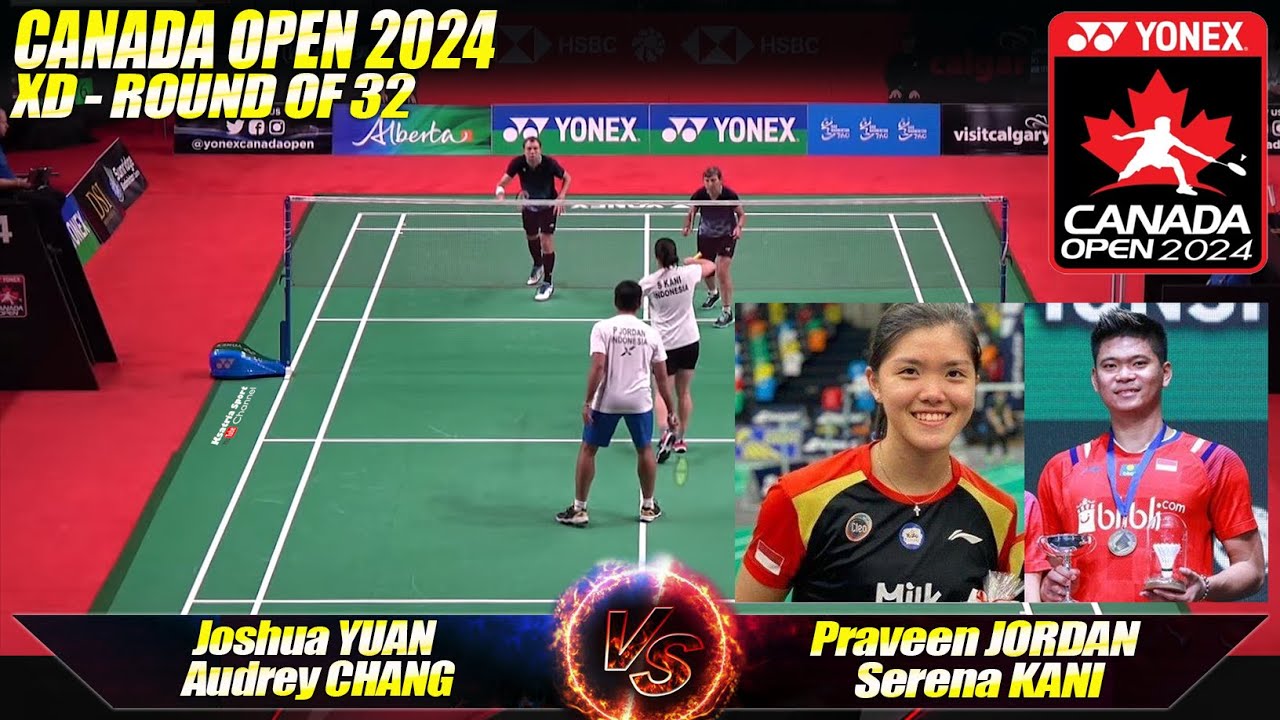 Joshua YUAN / Audrey CHANG [USA] vs Praveen JORDAN / Serena KANI [INA ...
