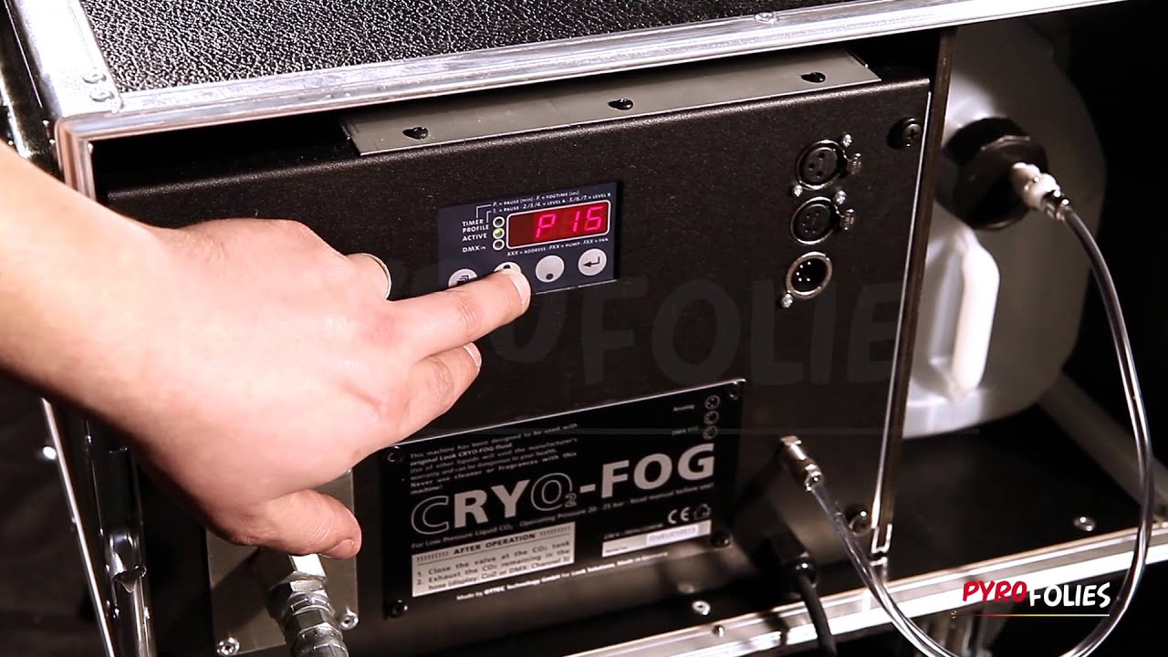 Cryo Fog - Machine à fumée lourde - YouTube