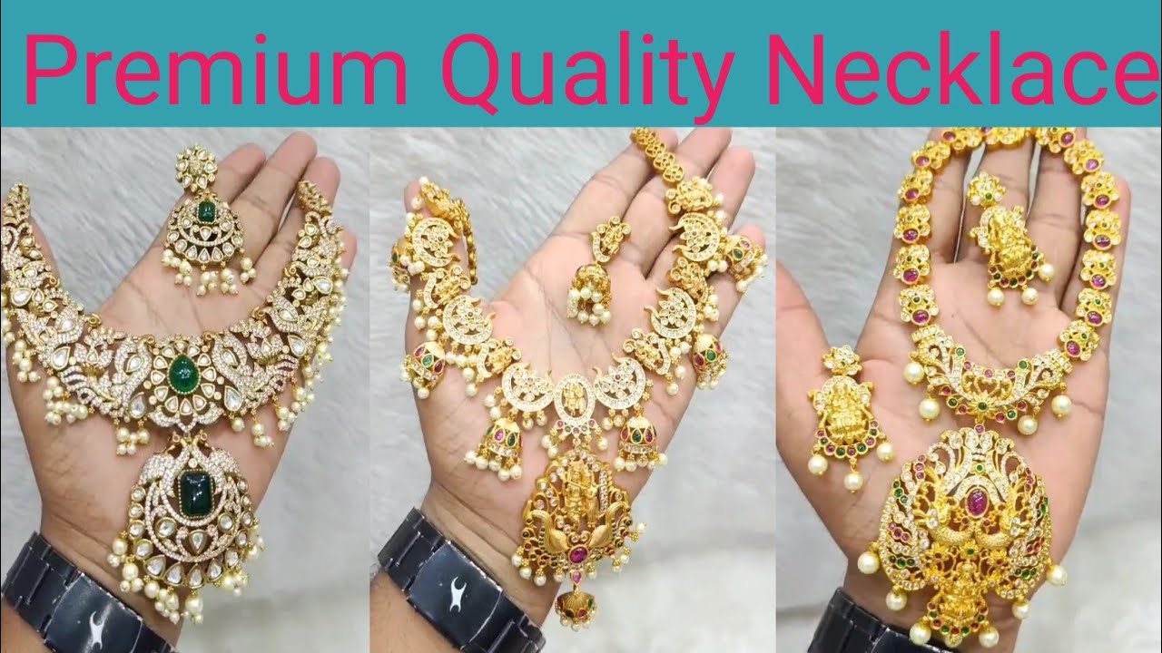 Premium Quality Victorian Mehandi Polish Neck Sets|| - YouTube