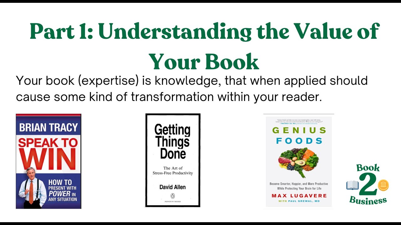 3 Live Examples Turning Your Book into A Business - YouTube