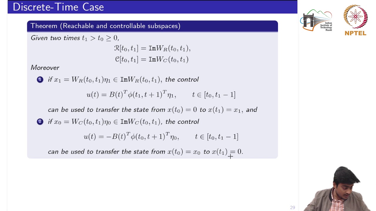 Discrete-time Reachability and Controllability Gramians - YouTube
