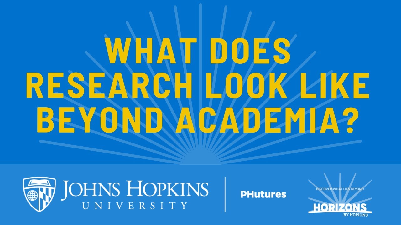 What Does Research Look Like Beyond Academia? - YouTube