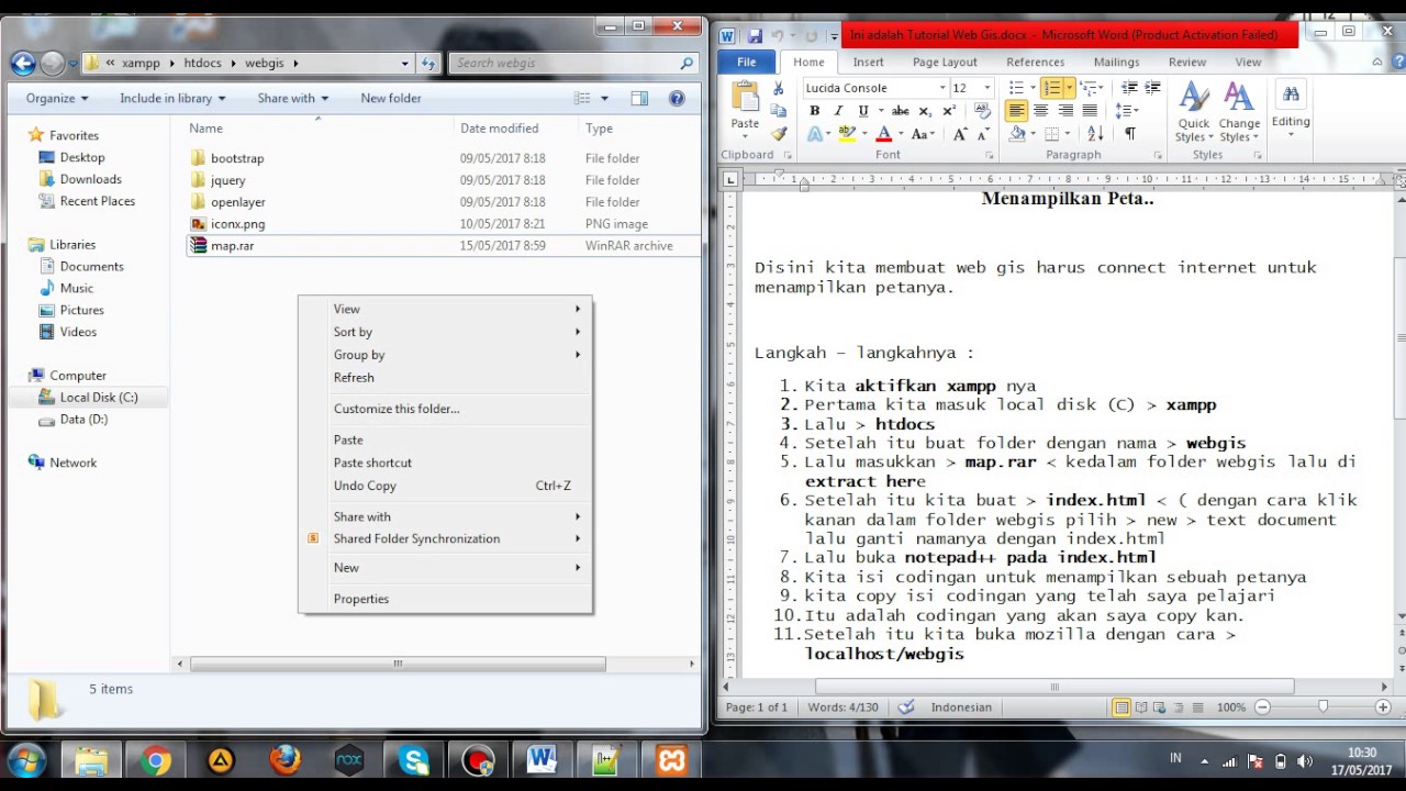 Tutorial Menampilkan Peta pada WebGis - YouTube