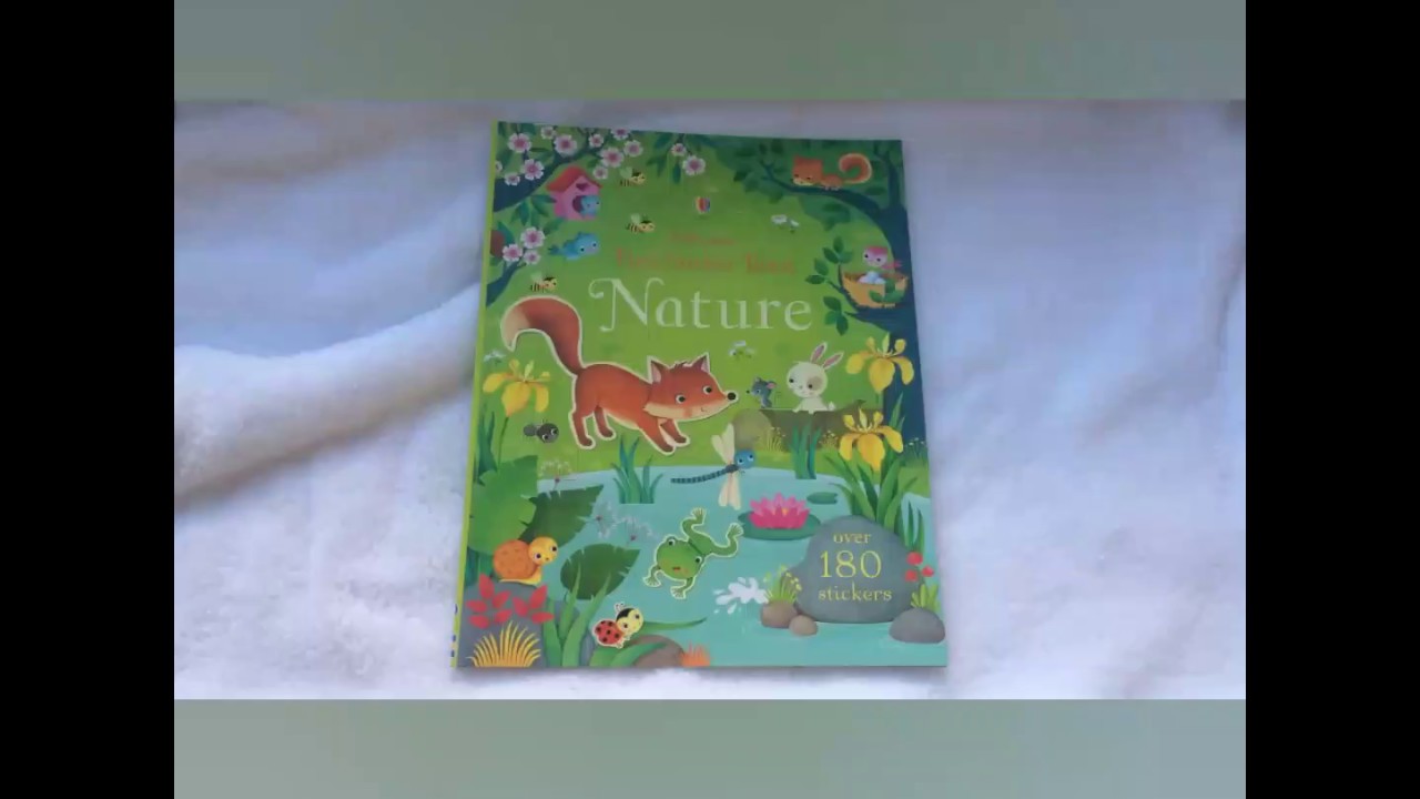 Usborne. First sticker book Nature - YouTube