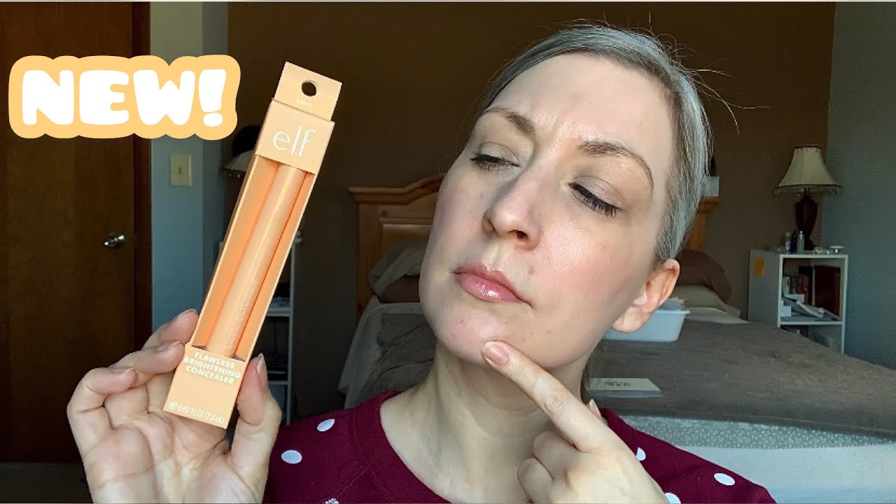 Elf Flawless Brightening Concealer review first impression over 40 ...