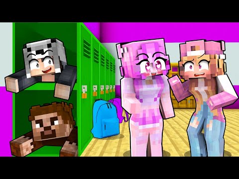 KIZLAR OKULUNDA GİZLİCE YAŞAMAK - Minecraft