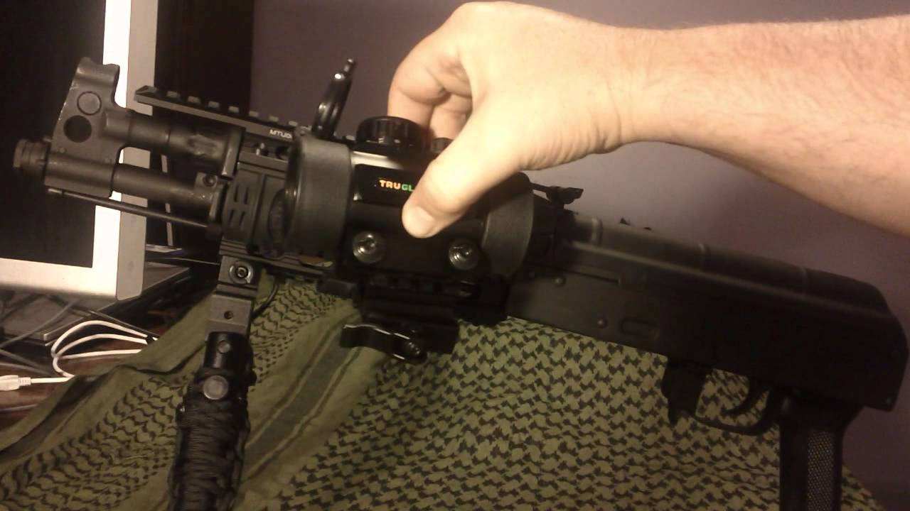 Zombie Gun Truglo Red Dot 40Mm Sight - YouTube