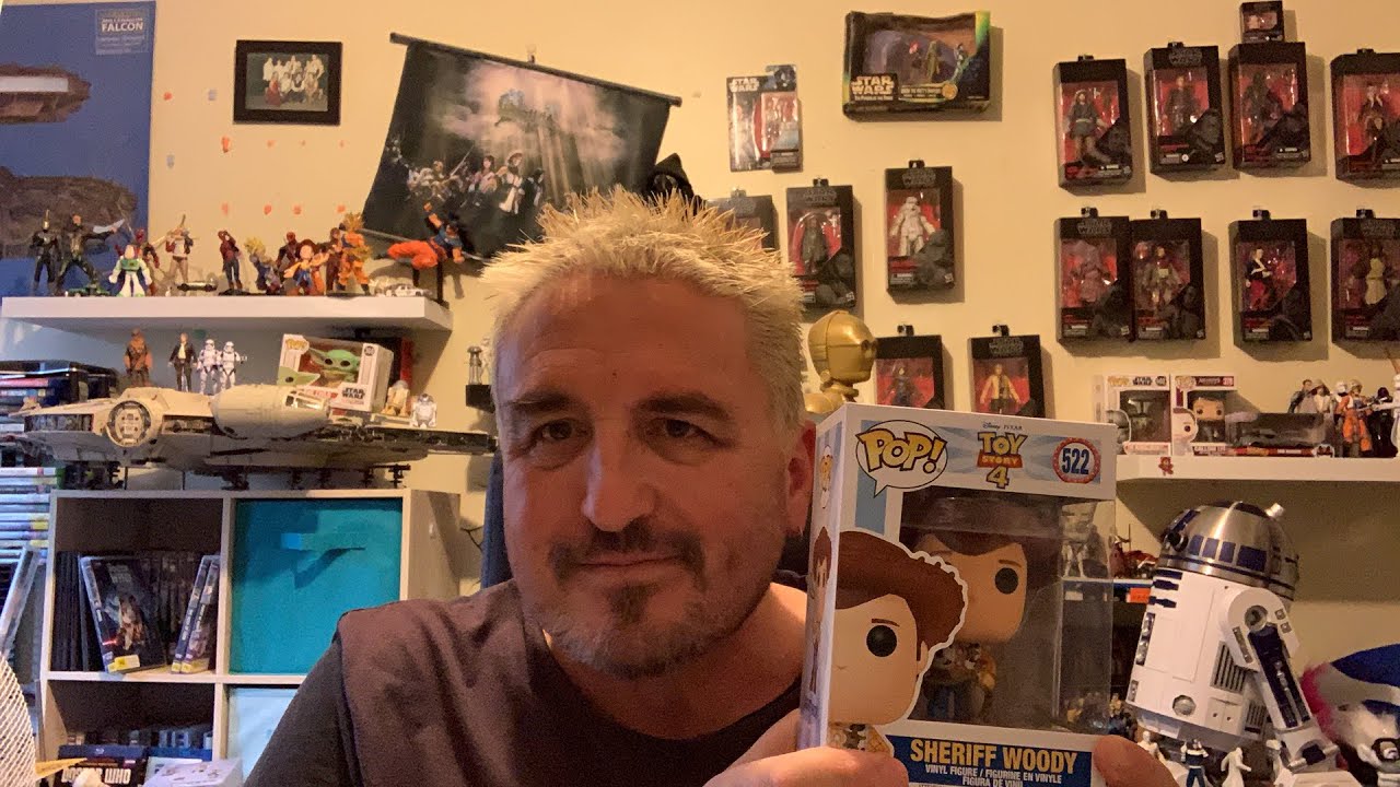 man cave toy figure reviews and r2d2 builds funko pop - YouTube