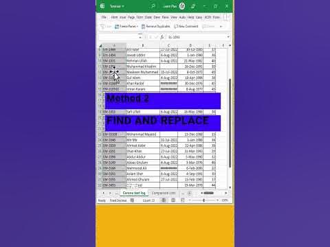 Office Tips and Tricks | Two methods to Remove Unwanted text from #excel cells | Flash Fill ...