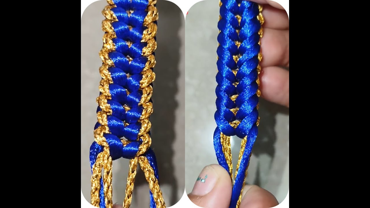 Magic of Macrame knots | video tutorial.79 | #macrameknots #paracord # ...