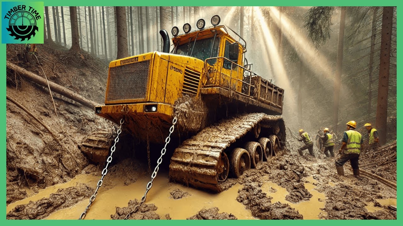 Risky Logging Truck Adventures, Dangerous Terrain and Dramatic Rescues ...
