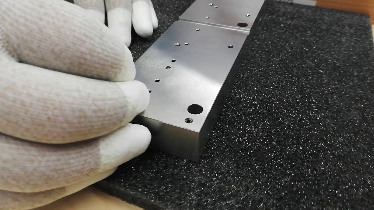 cavity bar clamping block - YouTube