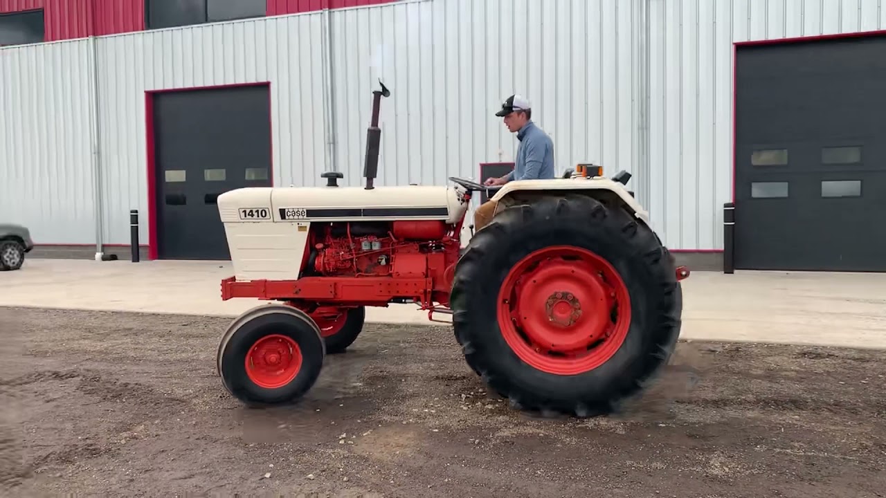 Lot 70, Case 1410 Tractor - YouTube