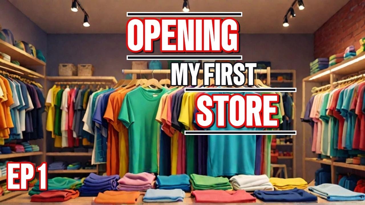 Factory Outlet Simulator Ep 1: Opening My First T Shirt Store - YouTube