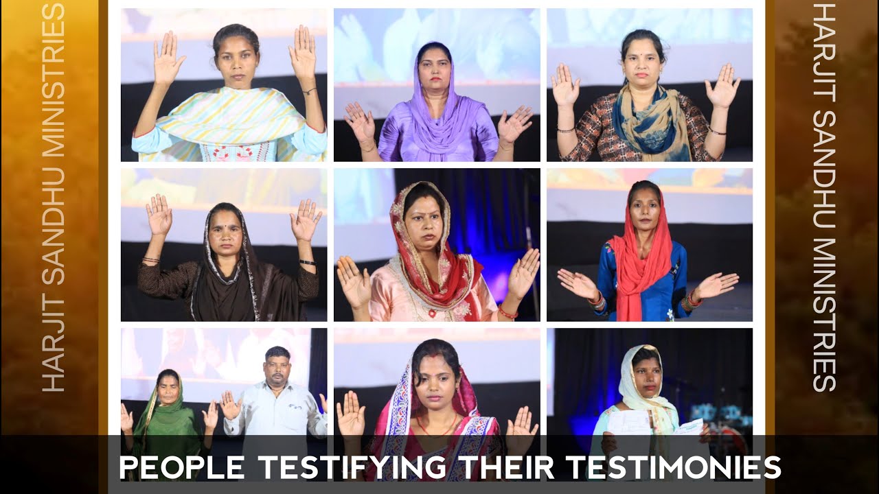 PEOPLE TESTIFYING THEIR TESTIMONIES AND GIVING ALL THE GLORY TO LORD ...