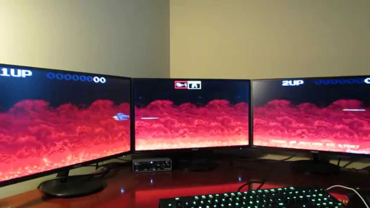 Multi Display Arcade Games - YouTube