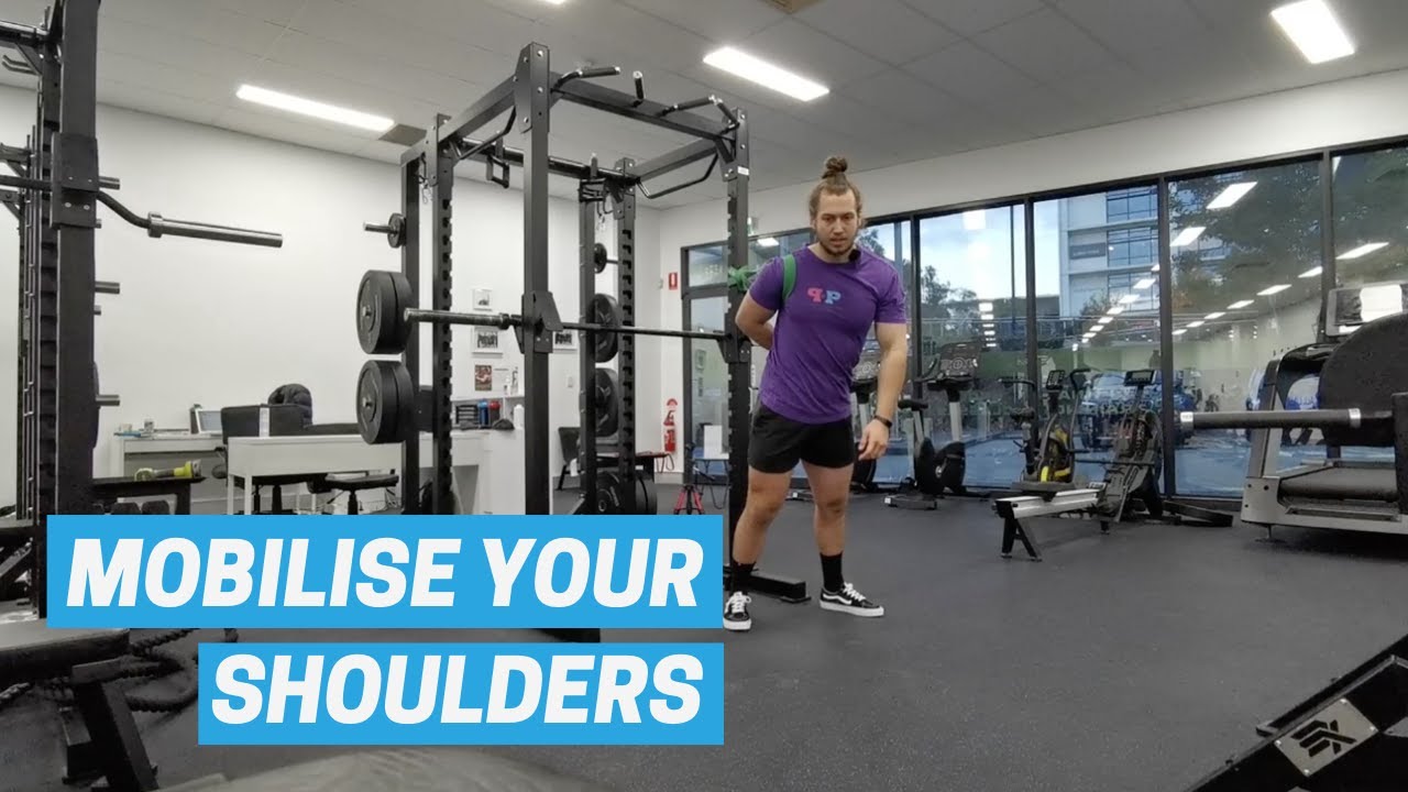 Exercise To Help Mobilise Shoulders - YouTube