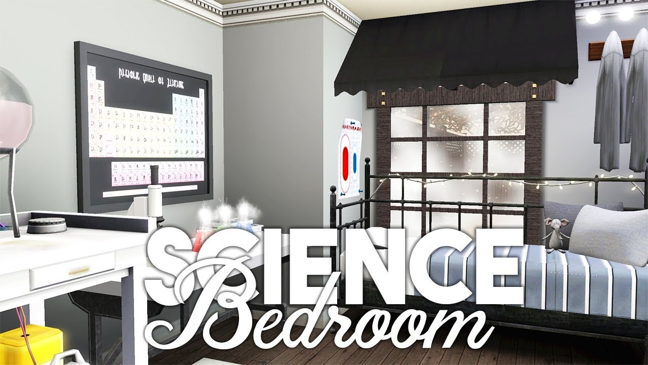 Sims 3 || Let's Decorate - Science Themed Bedroom (Cade's Room) - YouTube