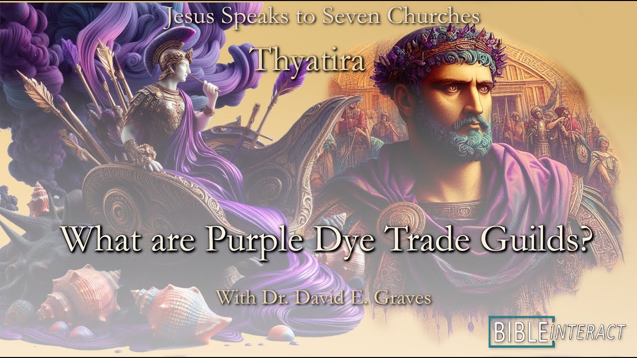 Biblical Archaeology From the Ground Down: Thyatira: What are Purple Dye Trade Guilds - YouTube