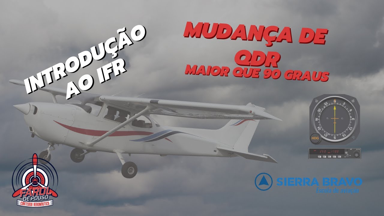 INTRODUÇÃO AO IFR 15 - MUDANÇA DE QDR MAIOR QUE 90 GRAUS - YouTube