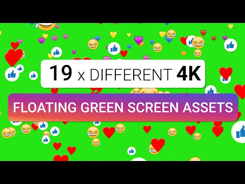 19 x Green Screen Floating Animated Assets - 4K - Download in ...