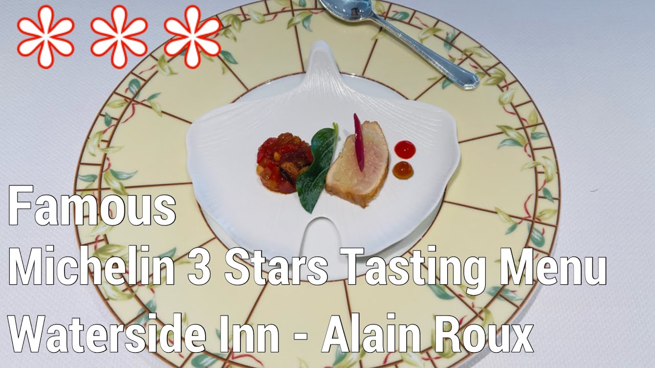 Fine Dining at Famous The Waterside Inn 3 Stars Michelin Restaurant UK ...