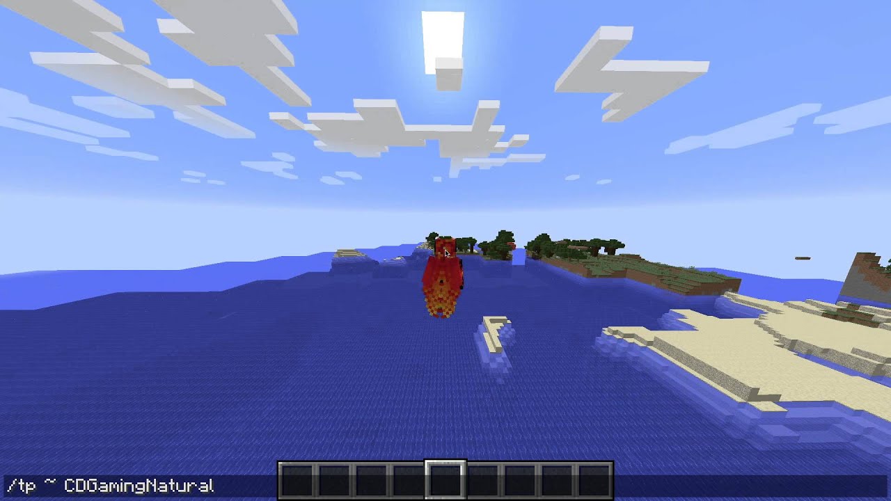 Minecraft Elytra Flying in 15w43c - YouTube