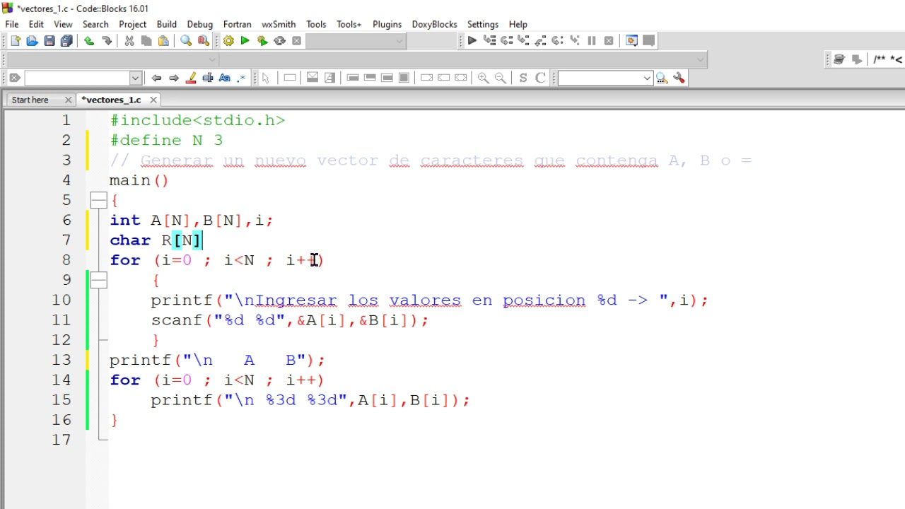 Arreglos En Lenguaje C