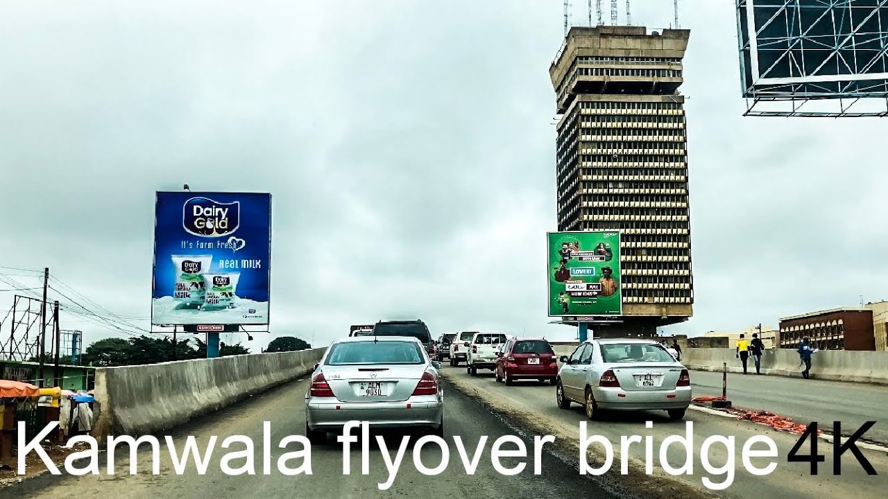 After construction 4K - Kamwala flyover bridge - Lusaka, Zambia - YouTube