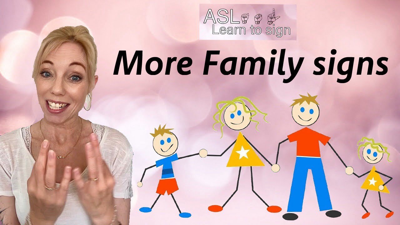 ASL 14 Learn to sign - Family, Husband, Whife, Boyfriend, Girlfriend ...